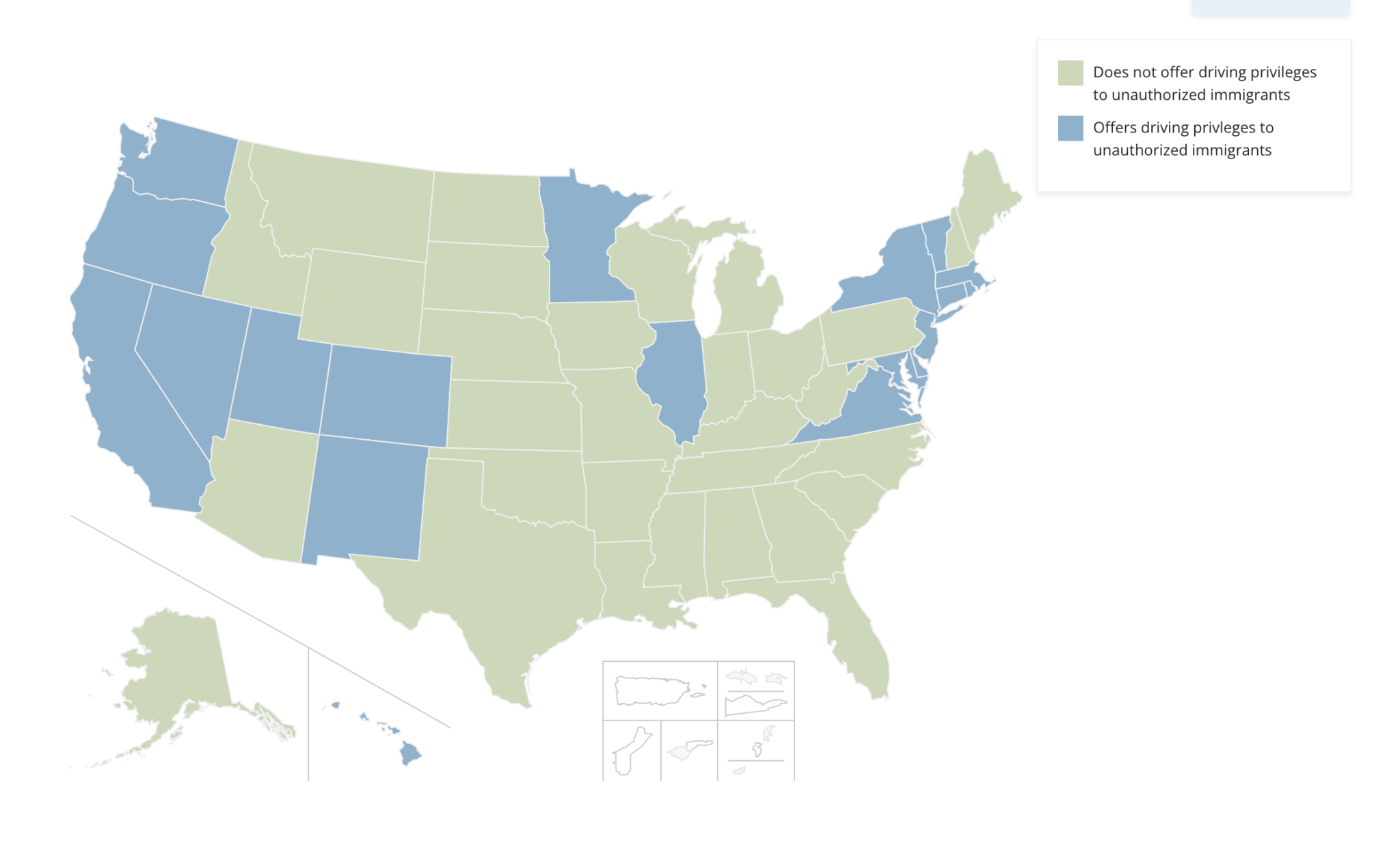 19 States Allow Undocumented Individuals To Get A Driver's License ...